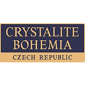 Czech Bohemian Crystal Glass Set of 6 Snifter Glasses 8oz250ml.Vintage Design Sterna Elegant Stem Goblets Cognac Brandy Calvados Whiskey Gift Birthday Wedding Housewarming Anniversaries, Clear