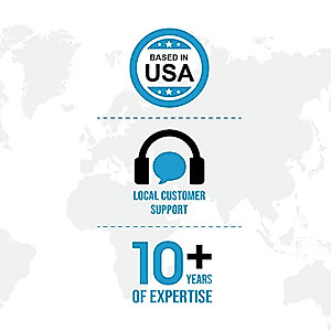 Ceptics USA, Canada to European Plug Adapter - Type C Adapter compatible in Europe, Canada to European travel plug adapter Ideal for Phones, Camera & more - CE Certified - RoHS Compliant - 6 Pack