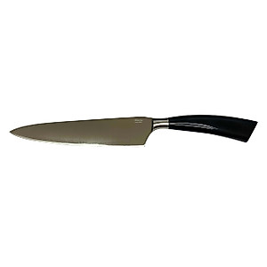 Coltelleria Saladini Stainless Steel Chef’s Knife with Buffalo Horn Handle, 8-Inch