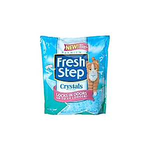 Fresh Step Crystals Cat Litter, 4-Pound Bags, 2-Pack