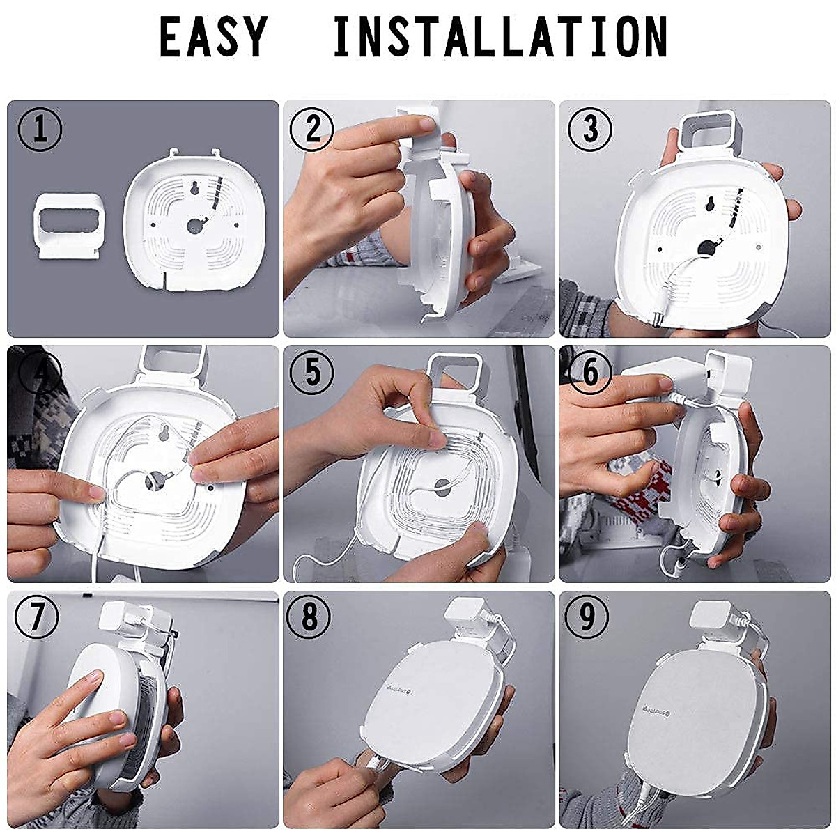Koroao Outlet Holder Mount Only for Samsung SmartThings Hub 3rd Generation GP-U999SJVLGDA - Easy Installation and No Cord Clutter
