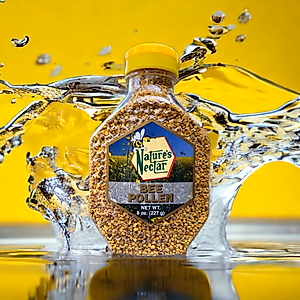 Bee Pollen 8 oz. Pure Premium Natural Wildflower Bee Pollen Packed with approximately 250 Powerful substances, including enzymes, vitamins, minerals, lipids and fatty acids, amino acids! Keto Friendly