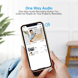 [3MP HD,Audio] SMONET WiFi Security Camera System,2TB Hard Drive,8CH Home Surveillance NVR Kit,4 Packs Outdoor Indoor IP Cameras Set,IP66 Waterproof,Free Phone APP,Night Vision,24/7 Video Recording