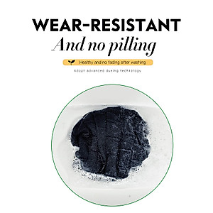 Bodvera Unisex Winter Knit Wool Warm Hat Soft Slouchy Beanie Skully Cap in 3 color, One Size, Black