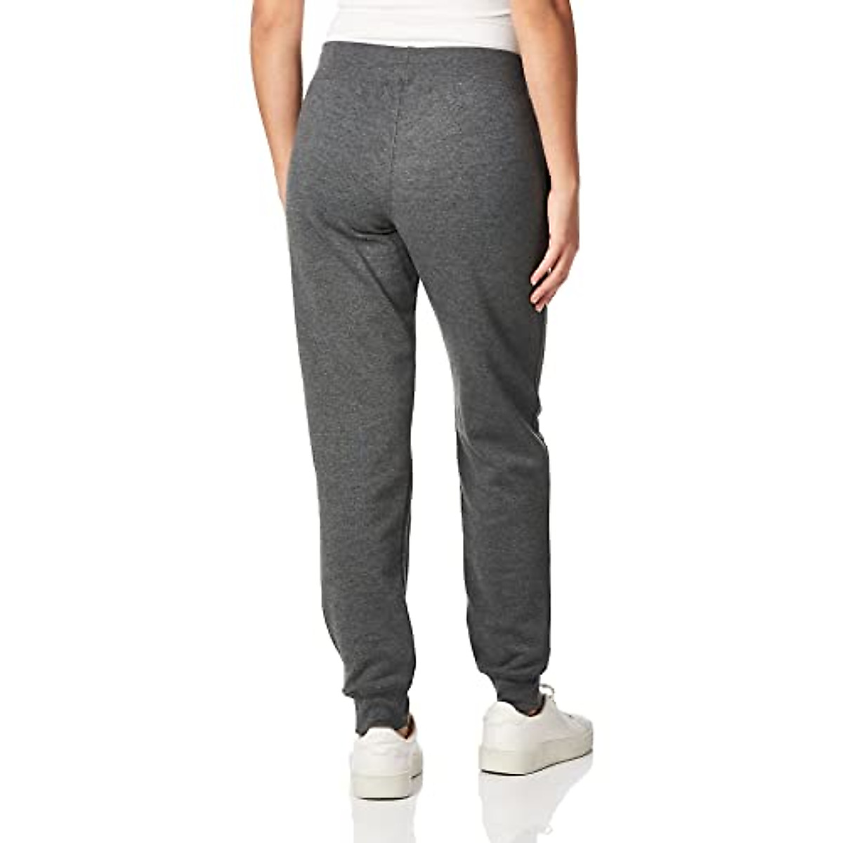 Champion Women's Powerblend Joggers, Script Logo, Granite Heather-Y07459, X-Small