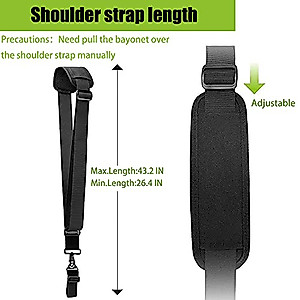 HPENP Shoulder Strap Trimmer Strap Blower Strap Weed Wacker Strap Universal for EGO String Trimmer, Weedeater Leaf Blower, Multi Head System Compatible with EGO String Trimmer and All Types