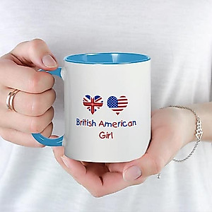 CafePress British American Girl Mug Ceramic Coffee Mug, Tea Cup 11 oz