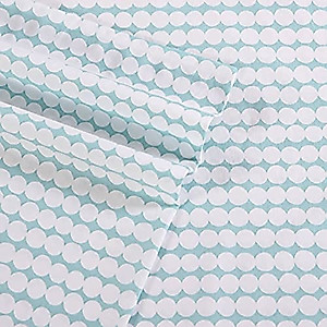 Marimekko - King Sheets, Cotton Percale Bedding Set, Crisp & Cool Home Decor (Pikku Rasymatto, King)