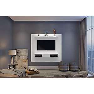 Midtown Concept 2-shelf 70-inch TV Board, White