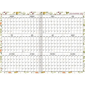 LANG Watercolor Seasons 2024 Monthly Planner (24991012124)