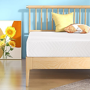 MLILY Twin XL Mattress, 10 Inch Green Tea Memory Foam XL Twin Mattress for Cool Sleep & Pressure Relief, Medium Firm Mattresses in a Box, CertiPUR-US Certified