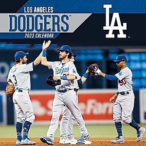 Los Angeles Dodgers 2023 12x12 Team Wall Calendar