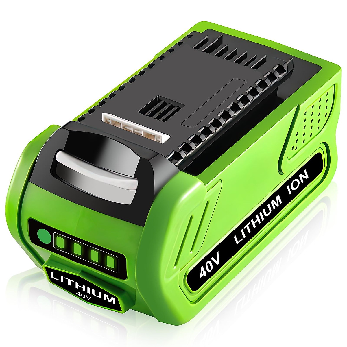 Amsbat 1 Pack 40 Volt 6.0Ah 29472 Replacement for Greenworks 40V Battery Compatible with Greenworks 40 Volt Battery 29462 29472 29482