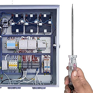 Katzco Circuit Continuity Tester - 6-12 Volt with 12 Foot Lead and Light Indicator for Fuse Testing, Light Sockets, Short Circuits, Wires, Electricians, Mechanics, Homeowners and Car Batteries