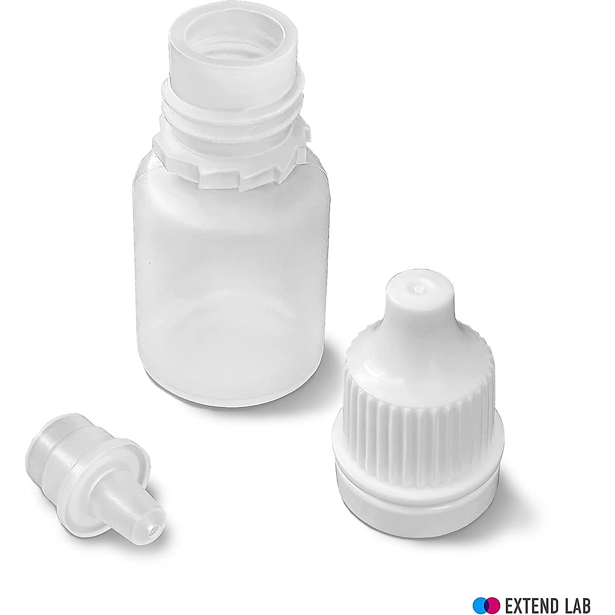 EXTEND LAB 20 PCS 5ml Plastic Dropper Bottle - Squeezable Eye Dropper Bottles - Refillable Mini Dropper Bottles with Srew Cap - Ideal for Essence, Oil