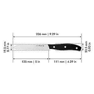HENCKELS Definition 2-pc Prep Knife Set, Chef Knife, Paring Knife, Kitchen Knife Set, Stainless Steel