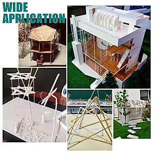 BENECREAT 60 Pcs 3 Styles Abs Styrene Plastic L-Shaped Right Angle Strip White, Thick Styrene Plastic Evenly Legged Angularly Formed, for DIY Craft Sandbox Material for Model Building