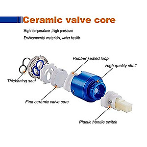 Bathroom Vessel Faucet Tall Waterfall Faucet with Wide Single Handle, Vessel Sink Bathroom Faucet with Large Rectangular Spout and Supply Hoses (Chrome)