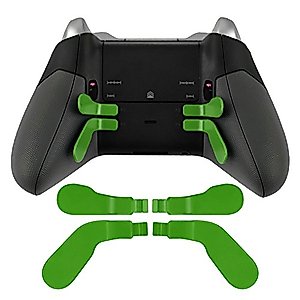 4PCS Replacement Handle Metal Paddles Buttons Hair Trigger Locks for Xbox One Elite Controller Green