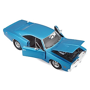 1969 Dodge Charger R/T Blue 1:25 Diecast Model Car