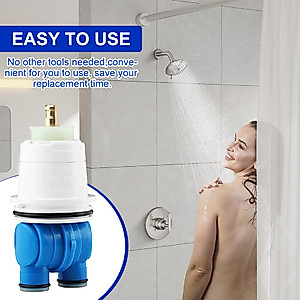 For RP19804 Shower Cartridge Compatible with Faucet 1300/1400 Series Tub and Shower Valves, Bathroom Replacement Parts Cartridge