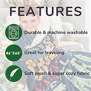 Franco Elf The Movie Holiday Christmas Bedding Soft Plush Sherpa Blanket Throw, 46 in x 60 in, (Officially Licensed Product)