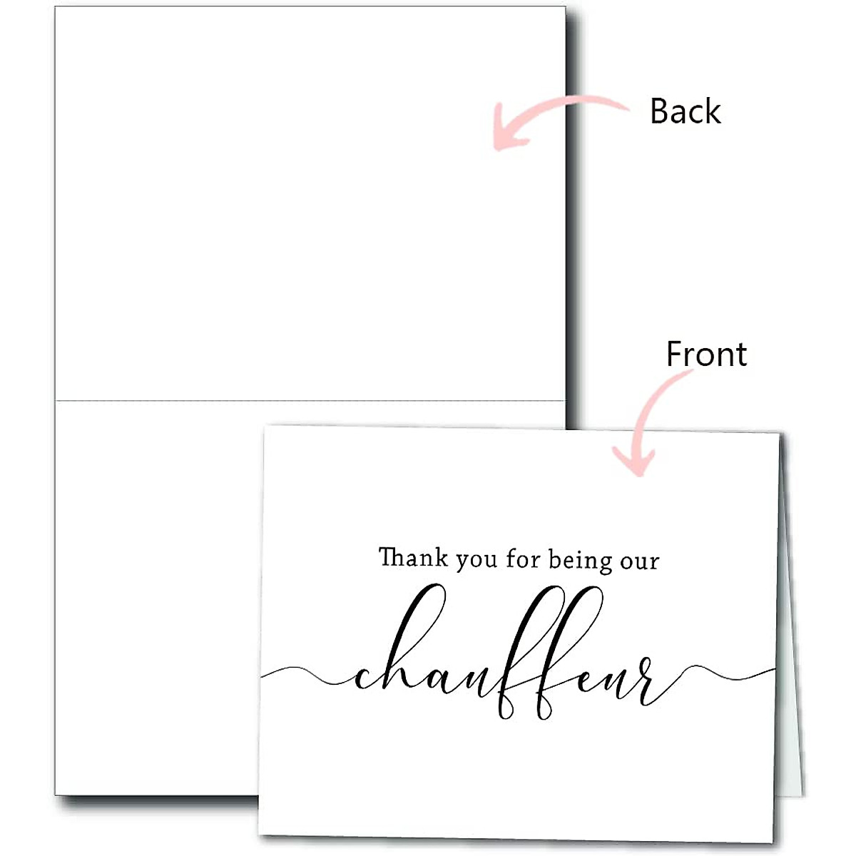 Spercy 18 Wedding Vendor Thank You Cads, Card for Wedding Photographer, Wedding Planner Card, Card For Florist, Band, Officiant, Hair Stylist