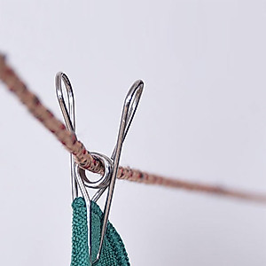 30PCS Chip Clips Bag Clips Food Clips,Metal Clips Office Supplies,Heavy Duty Clothes Pins for Hanging Clothes Outside,Clothespins for Photos,Towel,Home Kitchen Food Storage Outdoor Travel Office