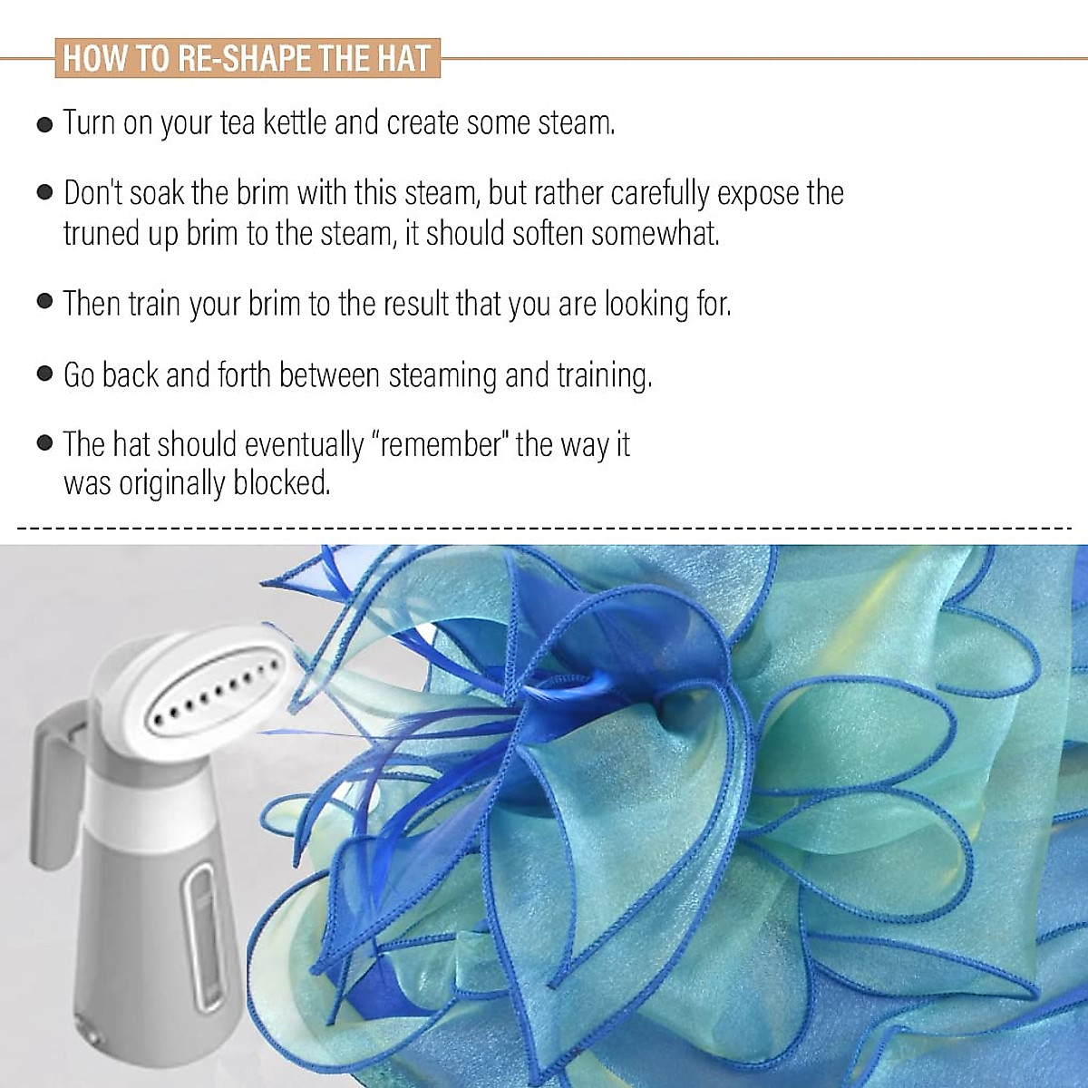 Ruphedy Women Derby Church Dress Fascinator Wide Brim Tea Party Wedding Hats S042b (S615-Turquoise)