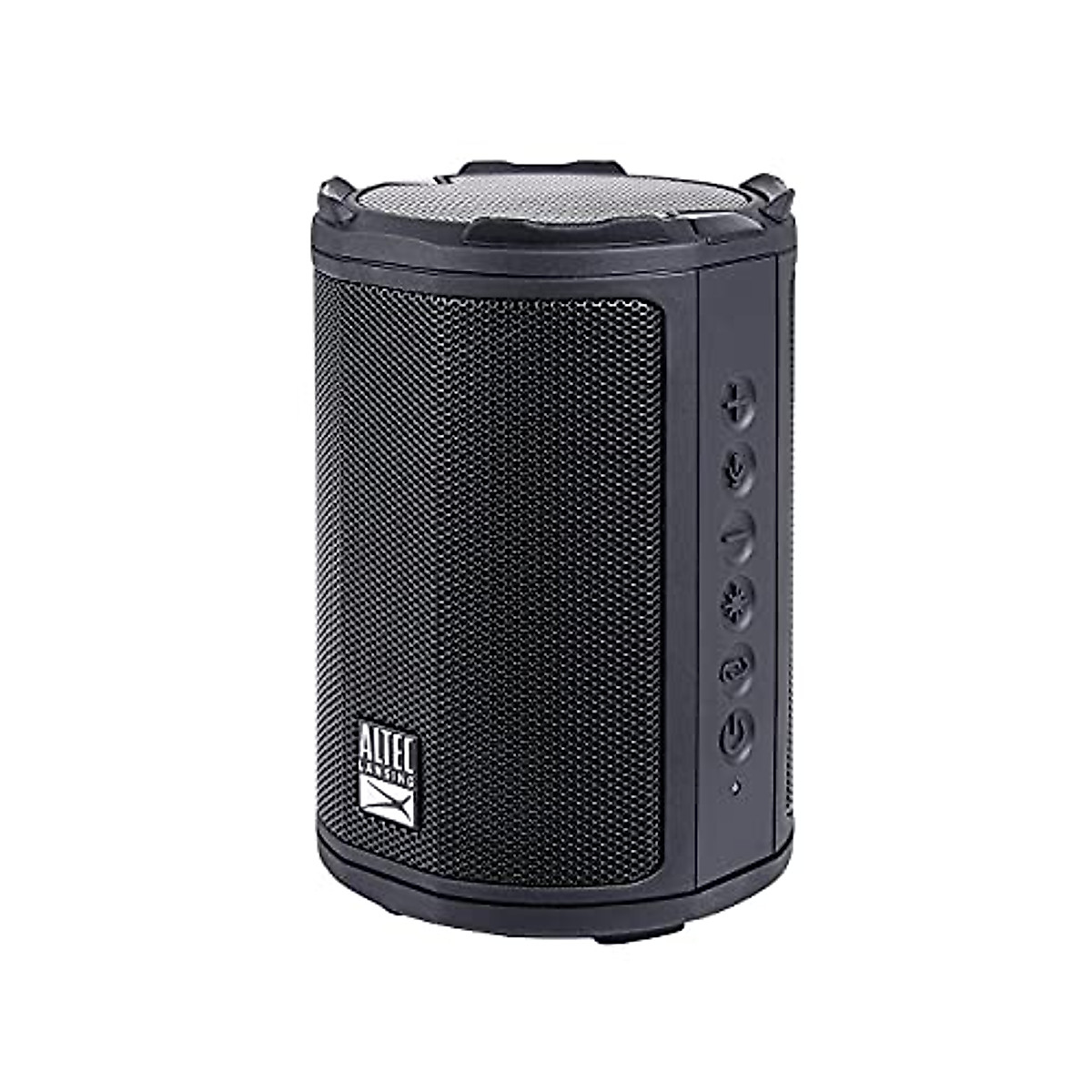 Altec Lansing HydraMotion Wireless Bluetooth Speaker with 360 Degree Sound, Portable IP67 Waterproof for Outdoors, Shockproof, Snowproof, Everything Proof, 12 Hour Playtime (Black) (Renewed)