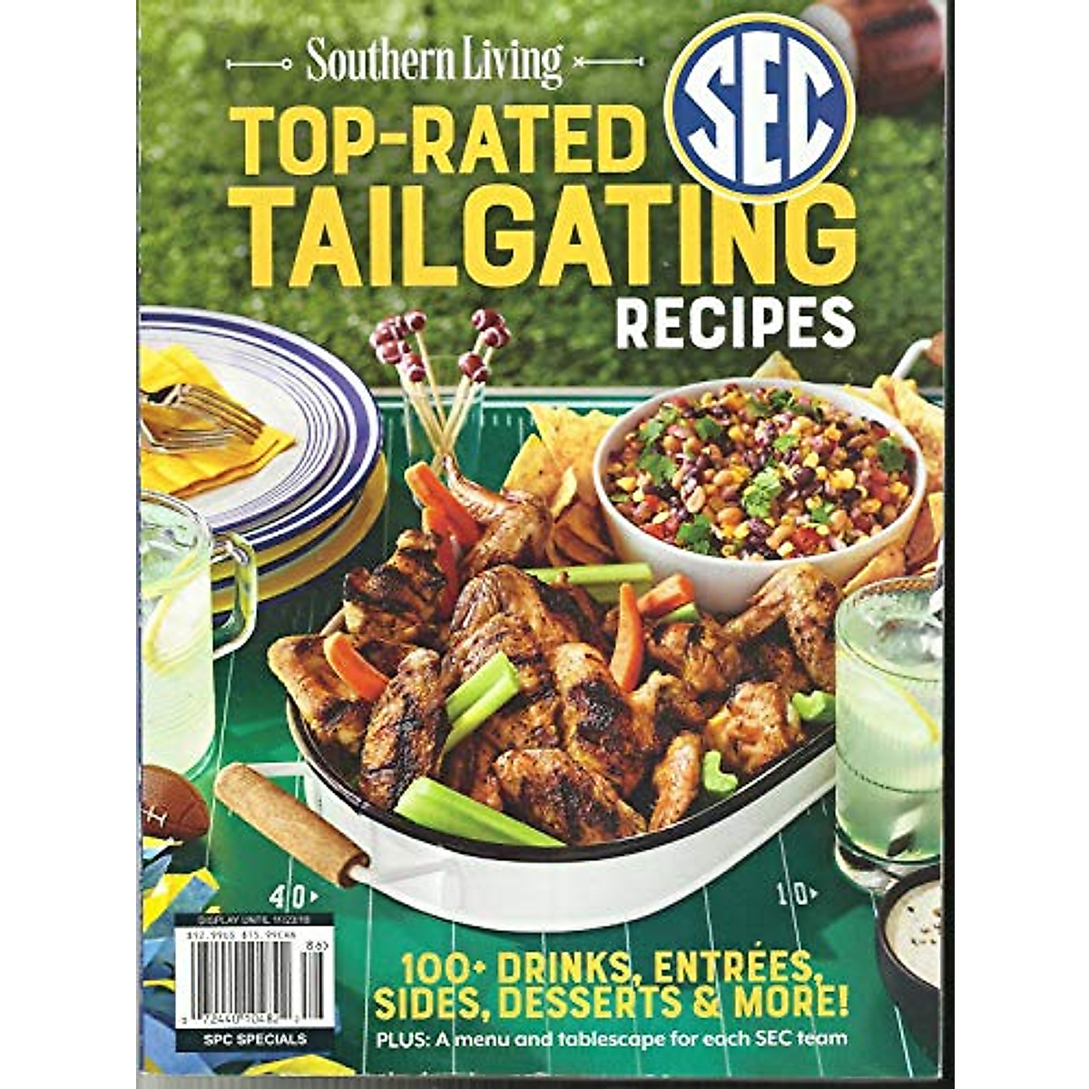 SOUTHERN LIVING MAGAZINE, TOP-RATED TAILGATING RECIPES SPECIAL ISSUE, 2018