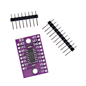 Gump's grocery 74HC4051 8-Channel-Mux Analog Multiplexer Demultiplexer Module Compatible with Raspberry Pi