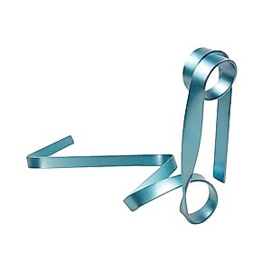 1pc Iron Decoration Rack Suspension Holder Decorative Home Bracket Floating Bottle for Ribbon Wine Novelty Suspended Office Rope Stand Table Silk Sky-blue