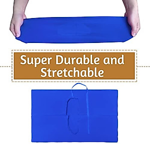 Blue Book Covers 3 Pack, 6"x9" Stretchable Book Sox Suitable for Most Hardcover Books, Up to 8.5”X9.5” Durable and Washable, Reusable Protective Cover for Textbooks