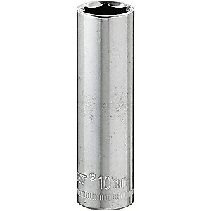 Crescent 1/4" Drive 6 Point Deep Metric Socket 10mm - CDDS17N