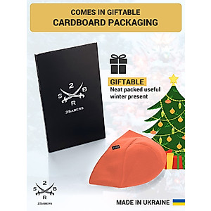 2SBR 2SABERS Fleece Winter Beanie with Visor - Men Women - Earflap Brim Skull Watch Cap Hat