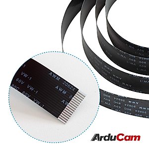 Arducam CS-Mount Lens Bundle for Pi HQ Camera, 6mm Focal Length Wide Angle CS Lens with Portable Tripod Stand and 2ft/60cm Black Camera Cable