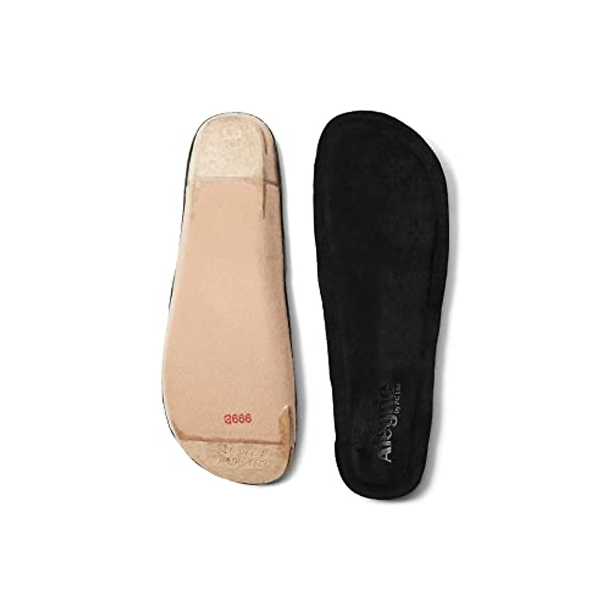 Alegria Replacement Insole Black Micro Suede EU 36 (US Women's 6-6.5) Regular