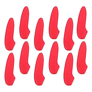 UPKOCH 30Pcs Knife Blade Tip Protector Knife Tip Guards Plastic Knife Point Cover Blade Tip Sleeves Kitchen Knifehead Guard for Kitchen Dining Injuries Red