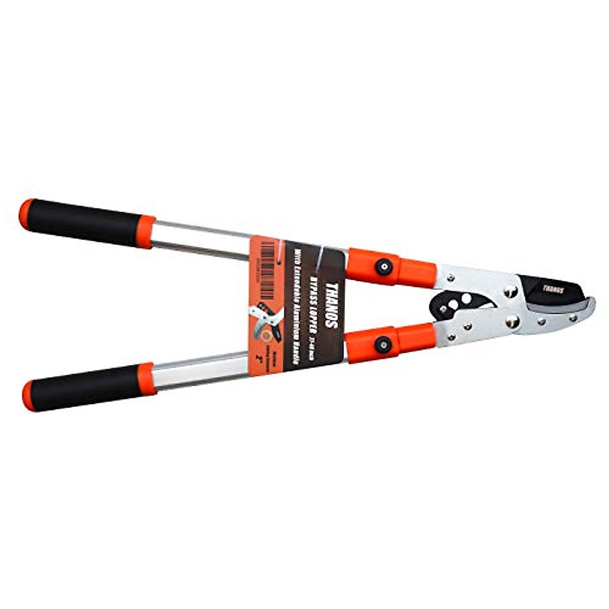 THANOS A1101 Extendable Anvil Loppers Tree Trimmer with Compound Action,Chops Thick Branch Ease,28-40'' Telescopic Heavy Duty Branch Cutter,2 inch Clean Cut Capacity.