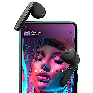 BLU Aria Pod+ |Wireless Earbuds| Bluetooth Headphones | 2021 | 18 Hours Battery | Grey