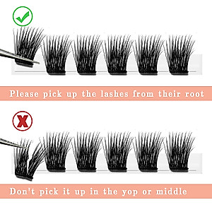 Individual Cluster Lashes,Lash Bond and Seal, DIY lash Extension