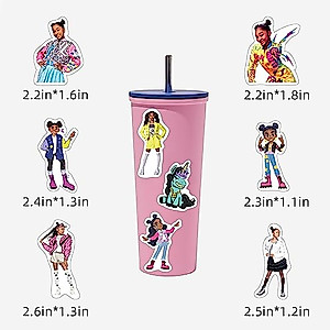 50Pcs Stickers Birthday Decorations for Kids Adults Teens for Party Supplies Decoration for Helmet Laptop Water Bottles Suitcas