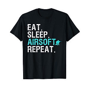 Cool Airsoft Art For Men Women Team Sport Airsoft Gun Match T-Shirt