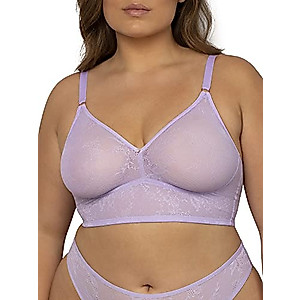 Smart & Sexy womens Sa1451 Bra, Lilac Iris (Smooth Lace), Large US
