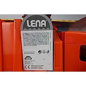 Lena Ksmtoys Construction Toys Powerful Giants Toy Garbage Truck with Garbage and Recycle Bin and Dumpster in Yellow and Black Toys for Boys or Girls Age 3+