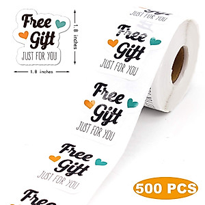 Thank You Sticker, Small Business, Handmade Sticker,Packaging Sticker, 500 PCS (Free)