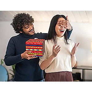 GIOLAINY Birthday Wrapping Paper for Kids Boys Girls Adults - Gift Wrapping Paper with Bright "Happy Birthday" Words, Blue Stripes and Star Design - 8 Sheets (20*29 Inch per Sheet), Recyclable, Easy to Store, Not Rolled