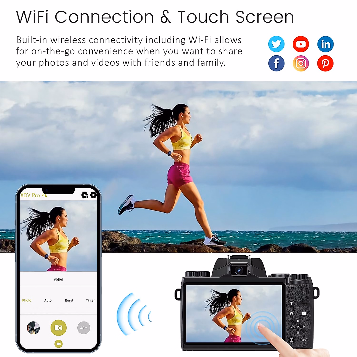 Saneen Camera, Upgrade Selfie Camera Pink