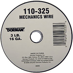 Dorman 110-325 16 Gauge 3 Pound Spool Mechanics Wire, 288 Feet Universal Fit